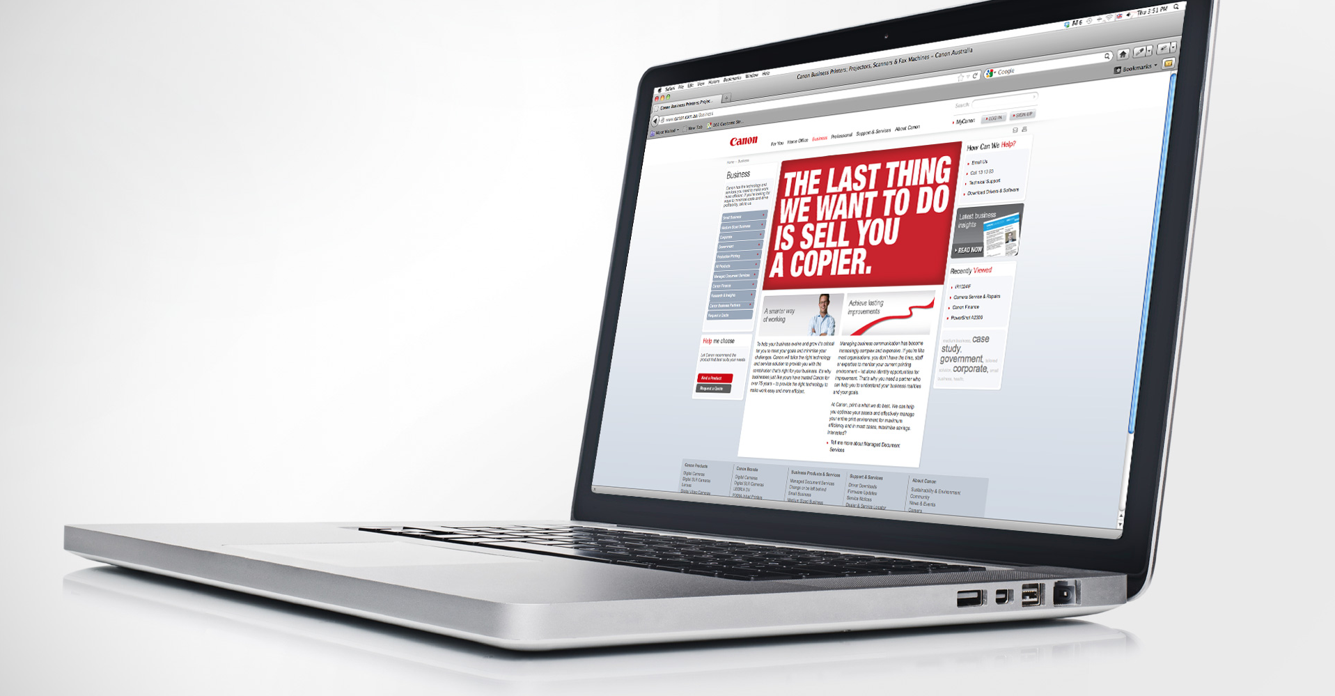 A radically honest campaign for Canon - Canon